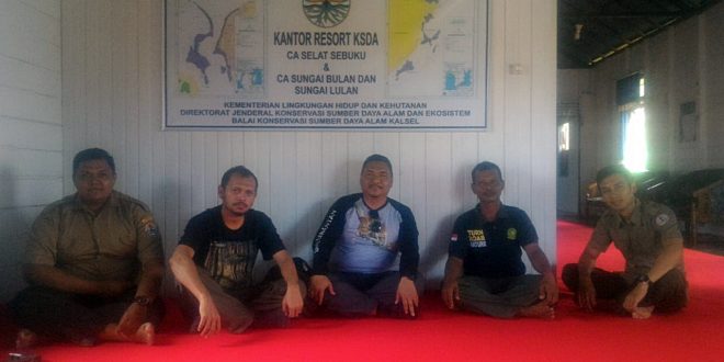 Kunjungan Kepala BKSDA Kalsel ke Resort CA Selat Sebuku, CA Sungai ...